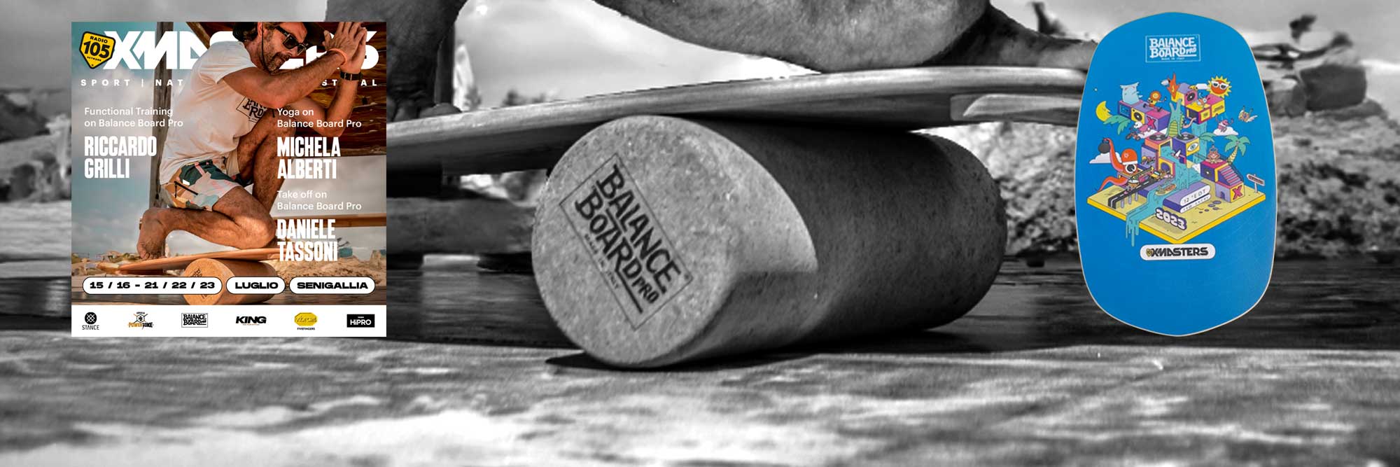 Balance Board Pro, made in Italy® Handmade with resin and fiber glass